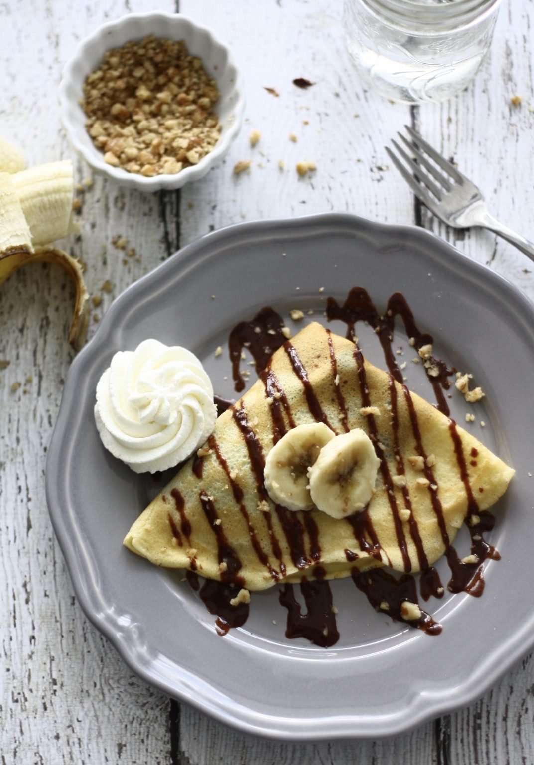 Nutella-Banana Crepes | bakeologie