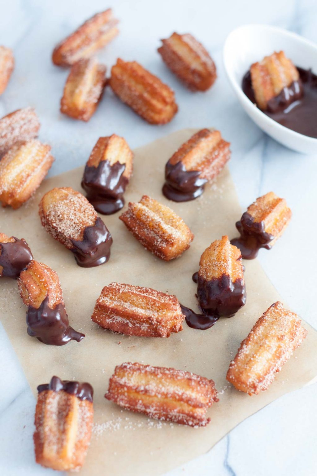 Cinnamon Churro Bites | bakeologie