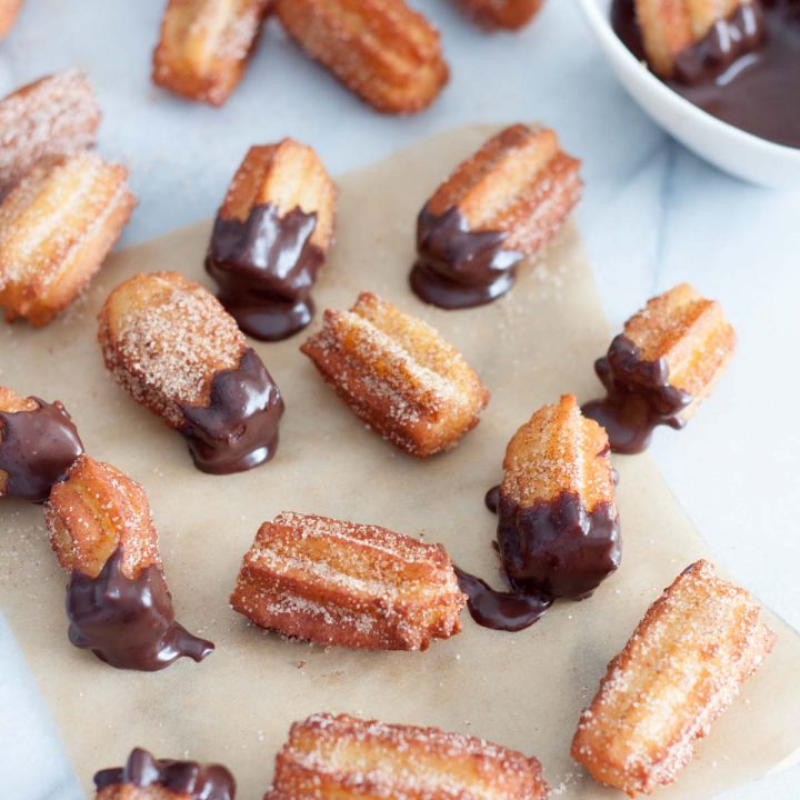 Cinnamon Churro Bites | bakeologie