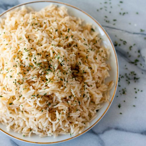 Mediterranean Butter Rice | bakeologie