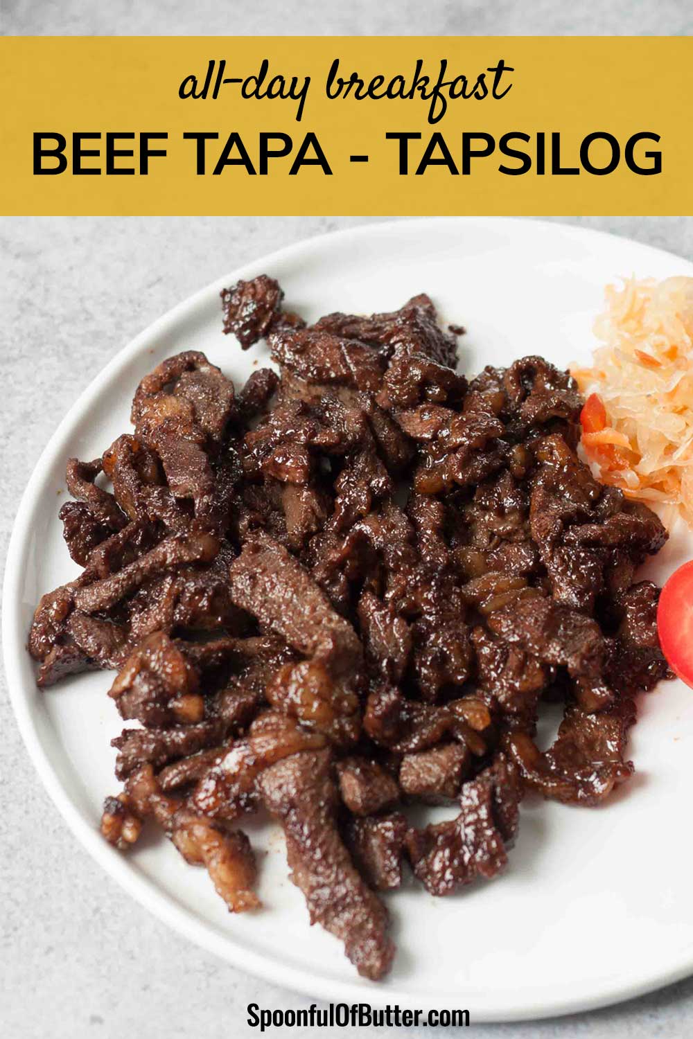 Beef Tapa (Tapsilog) | bakeologie