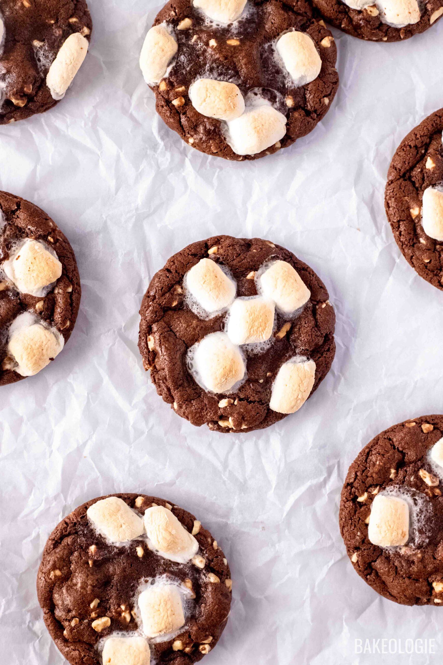 Rocky Road Cookies | bakeologie