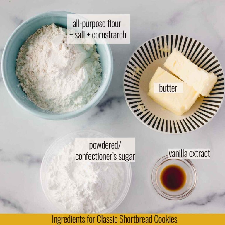 Easy Shortbread Cookies -Two Ways | bakeologie