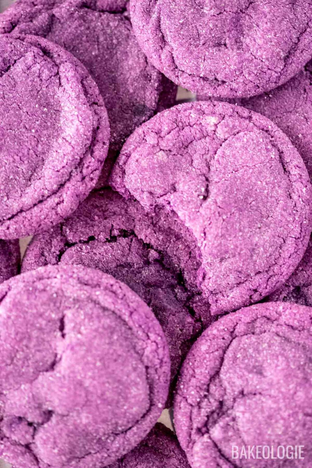Soft & Chewy Ube Cookies | bakeologie