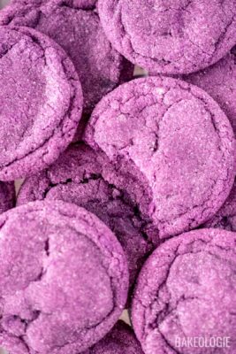 Soft & Chewy Ube Cookies | bakeologie