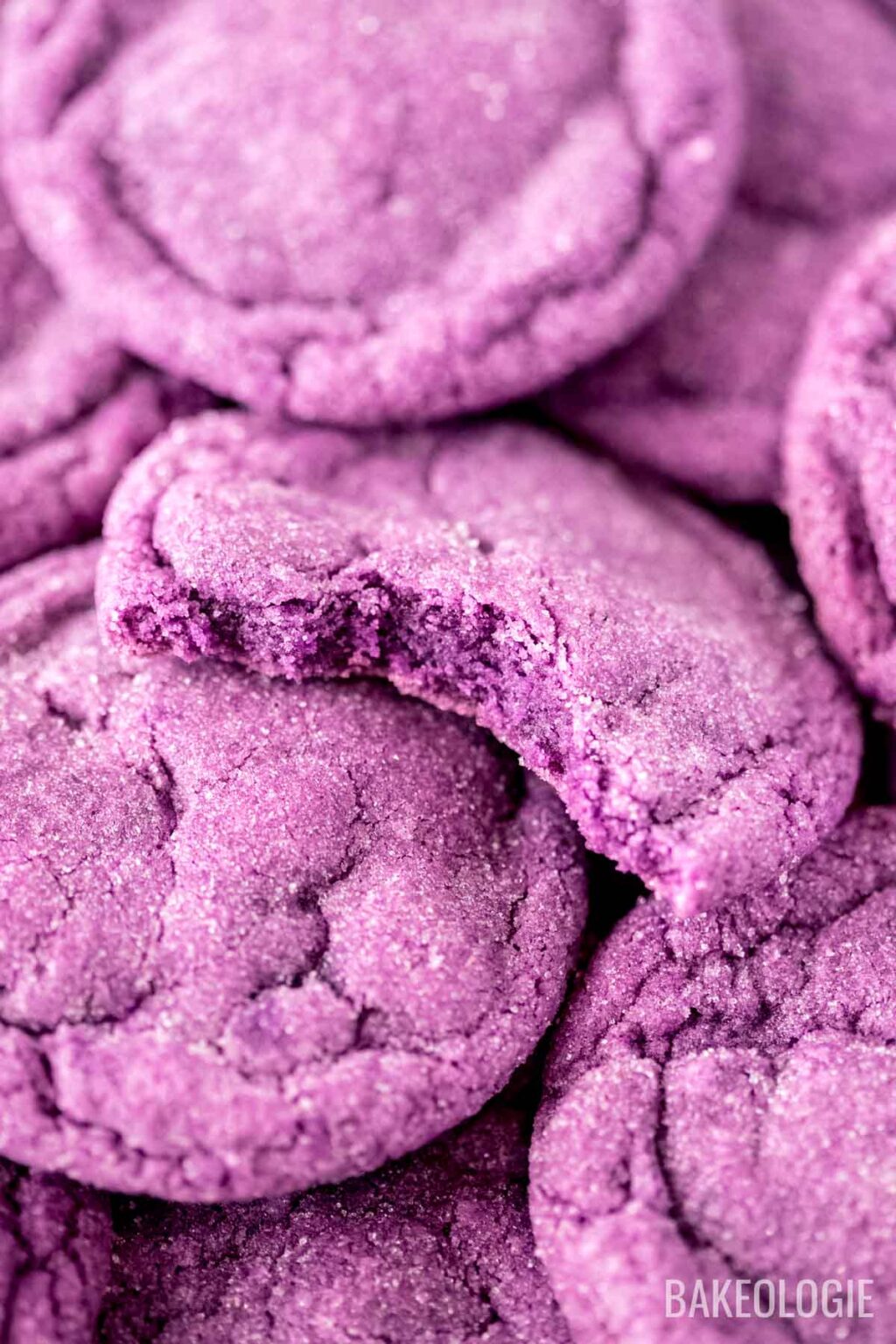 Soft & Chewy Ube Cookies | bakeologie