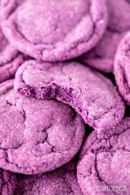 Soft & Chewy Ube Cookies | bakeologie