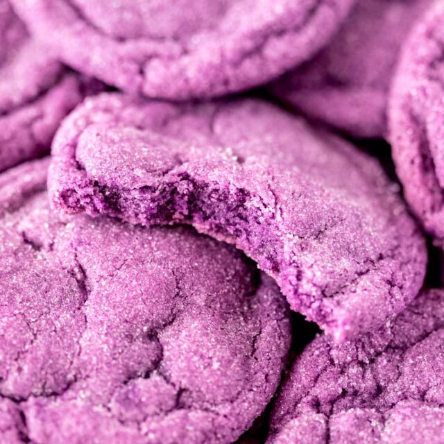 Soft & Chewy Ube Cookies | bakeologie