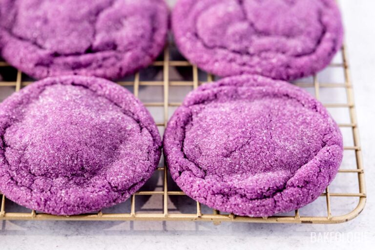 Soft & Chewy Ube Cookies | bakeologie