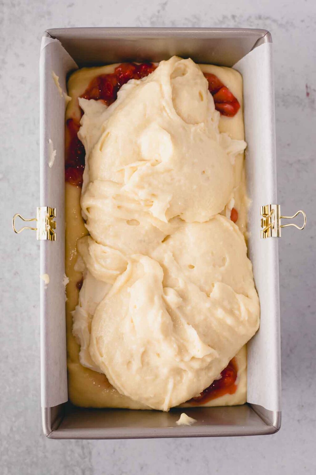 Strawberry Cheesecake Loaf Cake | bakeologie