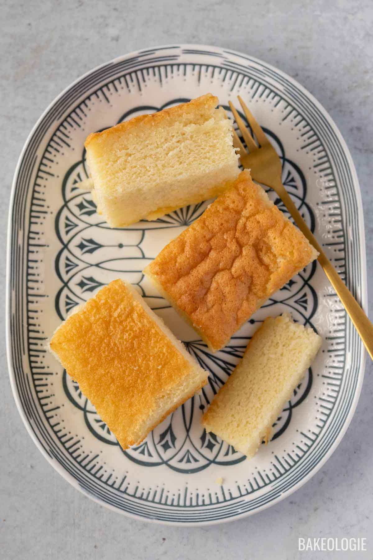 Old Fashioned Hot Milk Cake | bakeologie