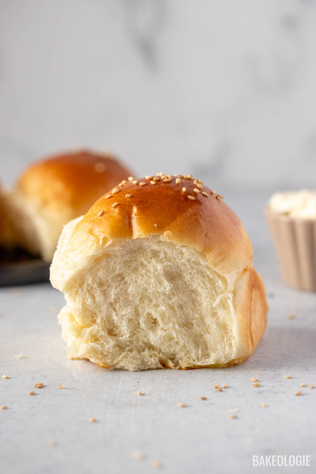 Japanese Milk Buns | bakeologie
